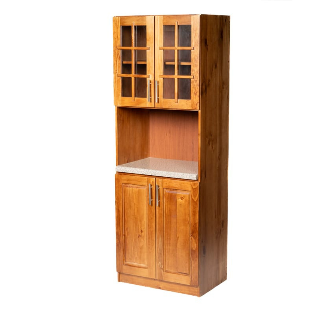 Mueble de Cocina para Microondas Berin Madera Nogal – Muebles Insignes